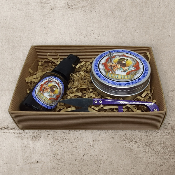 Grooming Gift Box - Castaway Blend – Poseidon Natural Beard Care Products